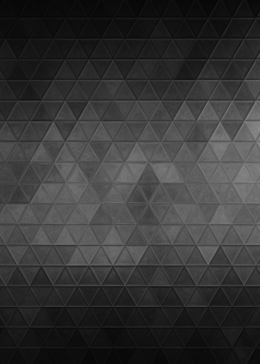 'Mosaic grey black' Poster by JBJart Justyna Jaszke | Displate