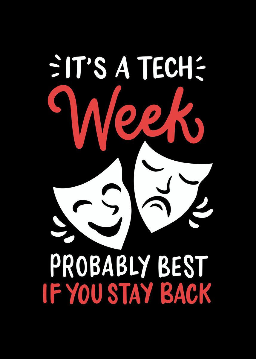 'Theater Masks' Poster, picture, metal print, paint by Shiva121 | Displate