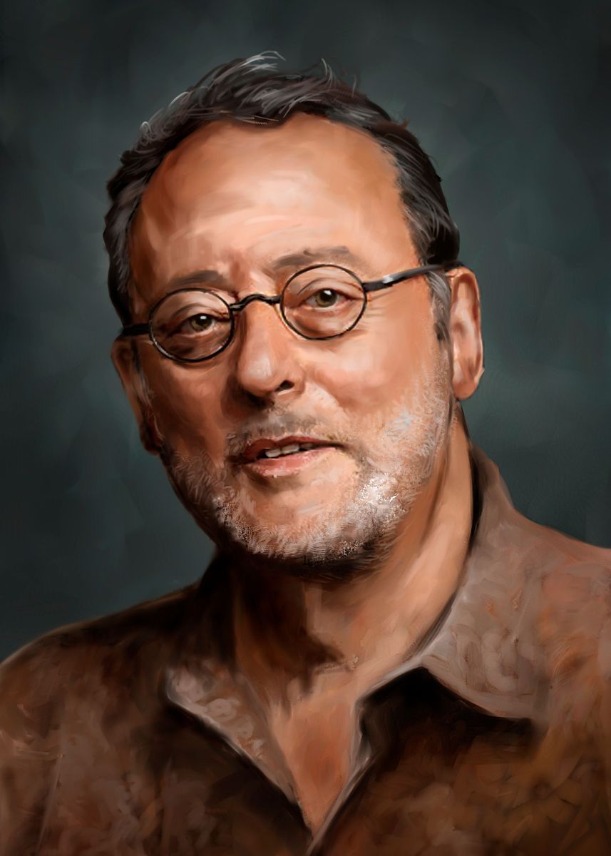 'Jean Reno' Poster, picture, metal print, paint by Andrii Sapsai83 ...