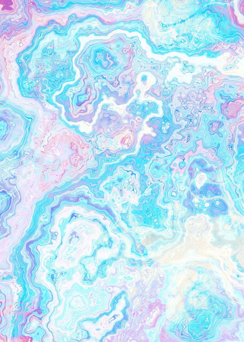 'Pastel Marble Texture 23' Poster by Aloke Design | Displate