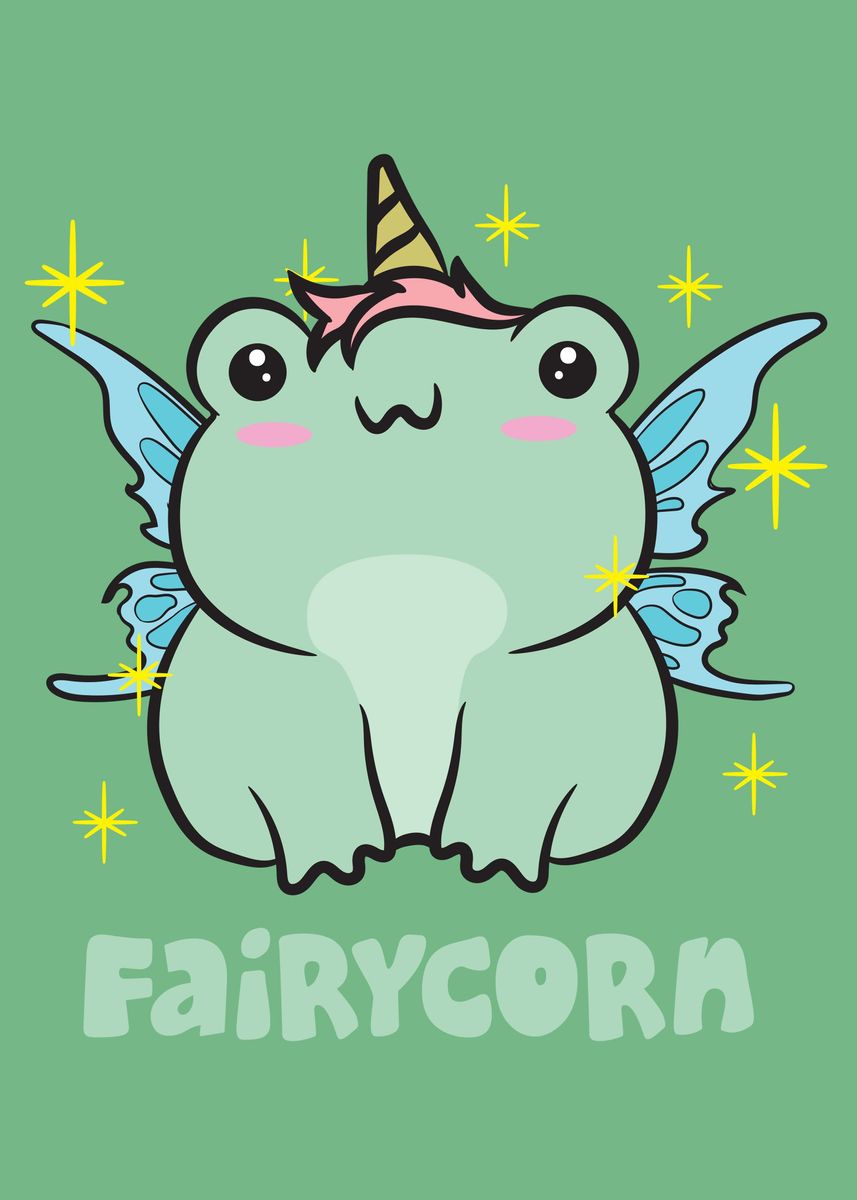 'Fairycore Fairy Frog' Poster by AestheticAlex | Displate