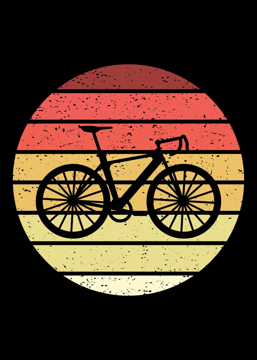 'Bike Retro Vintage' Poster by royalsigns | Displate