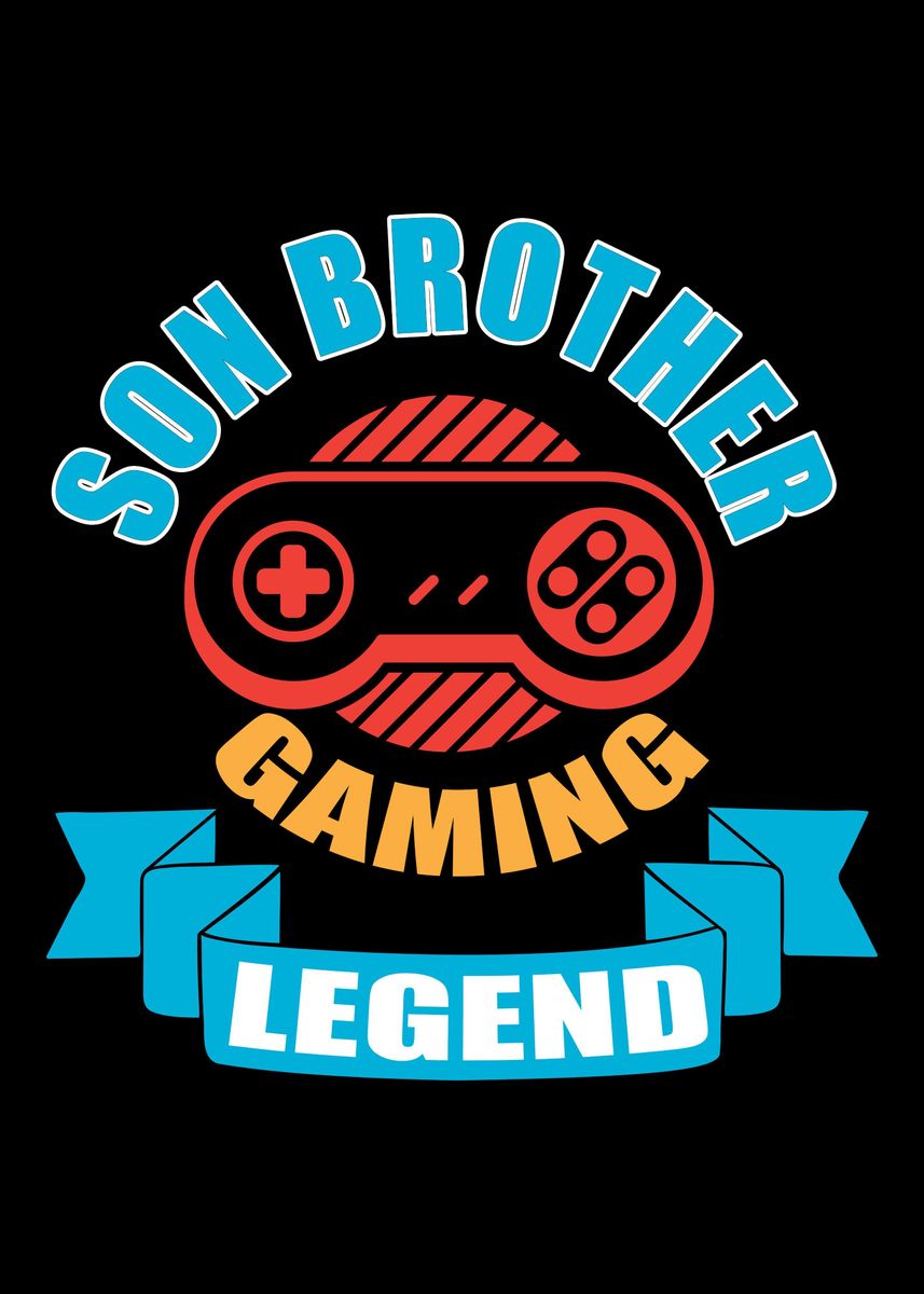 'Gaming Video Games Gamer' Poster, picture, metal print, paint by ...