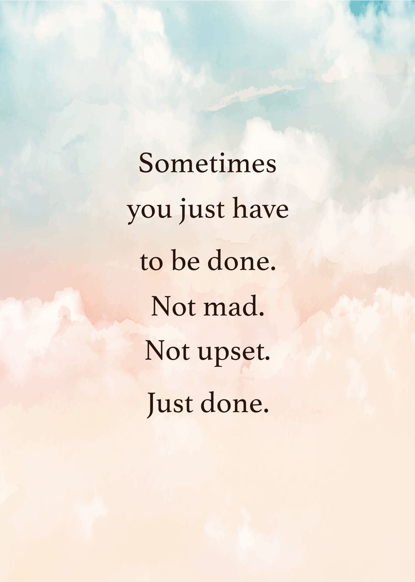 'Just Done' Poster by Neon Moon | Displate