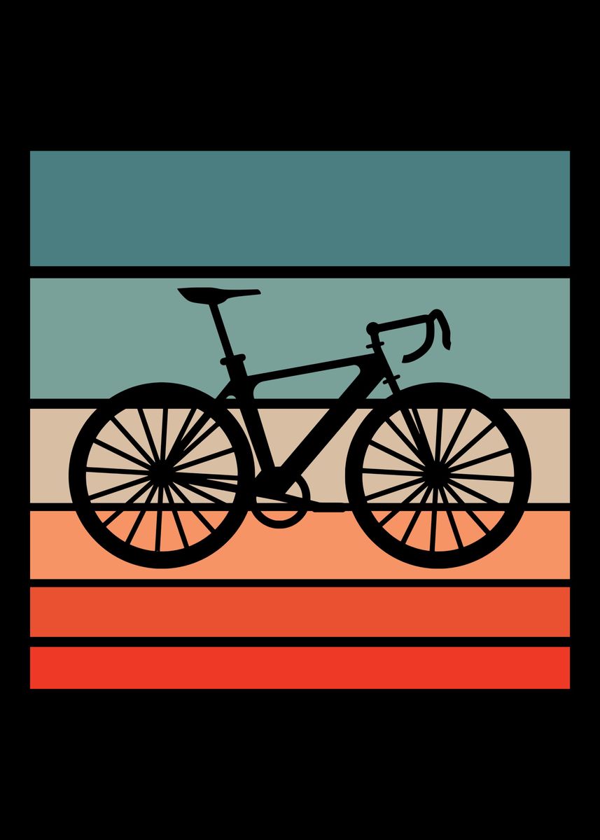 'Bike Retro Vintage' Poster by royalsigns | Displate