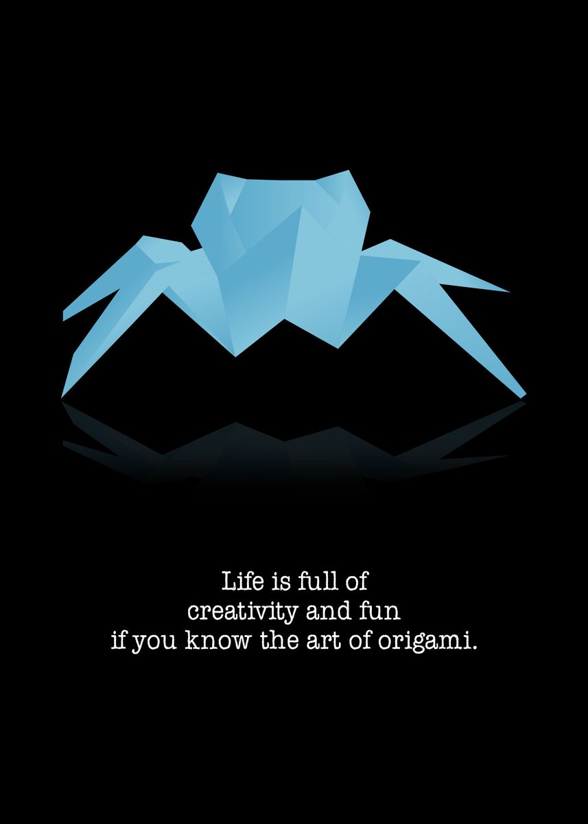 'Origami Wall Art Origami ' Poster, picture, metal print, paint by ...