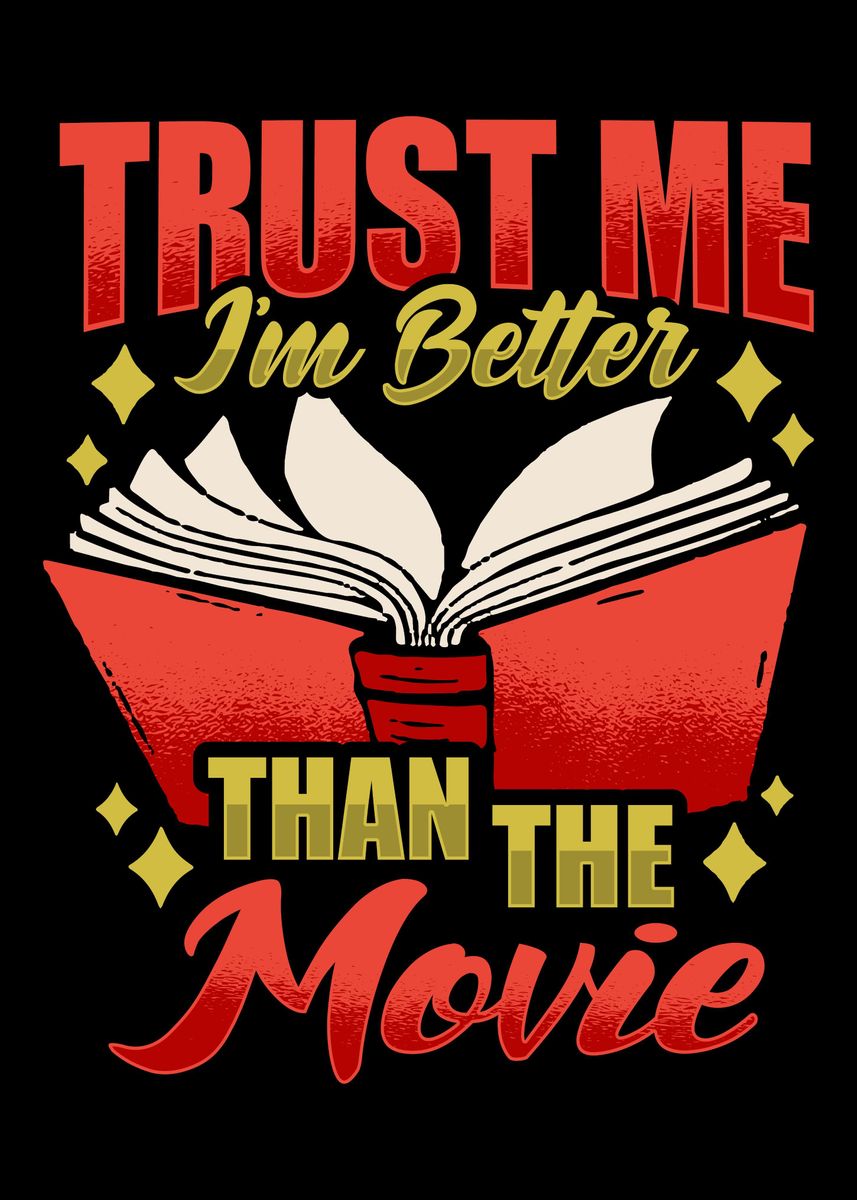 'Bookworm Bibliophile Book' Poster by Michael | Displate