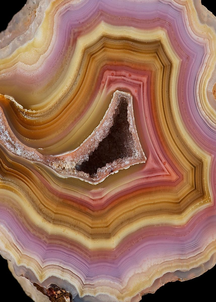 'Agate Slice Texture 27' Poster by Aloke Design | Displate