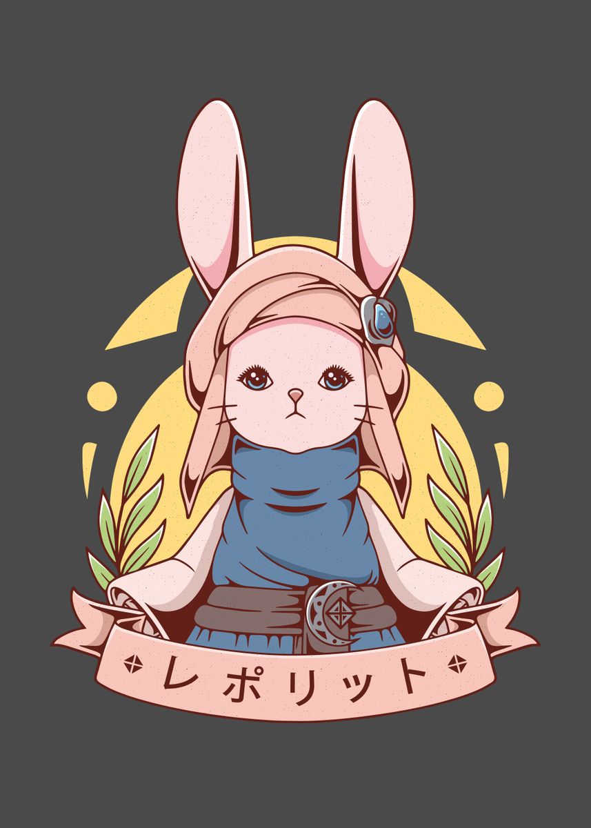 'Loporrit Final Fantasy XIV' Poster, picture, metal print, paint by ...