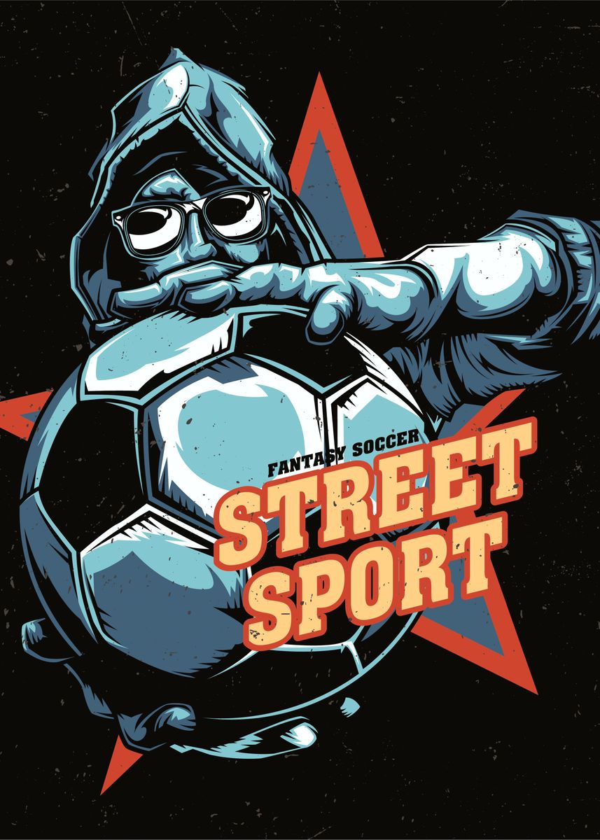 'football' Poster by Motivation ManiaC | Displate