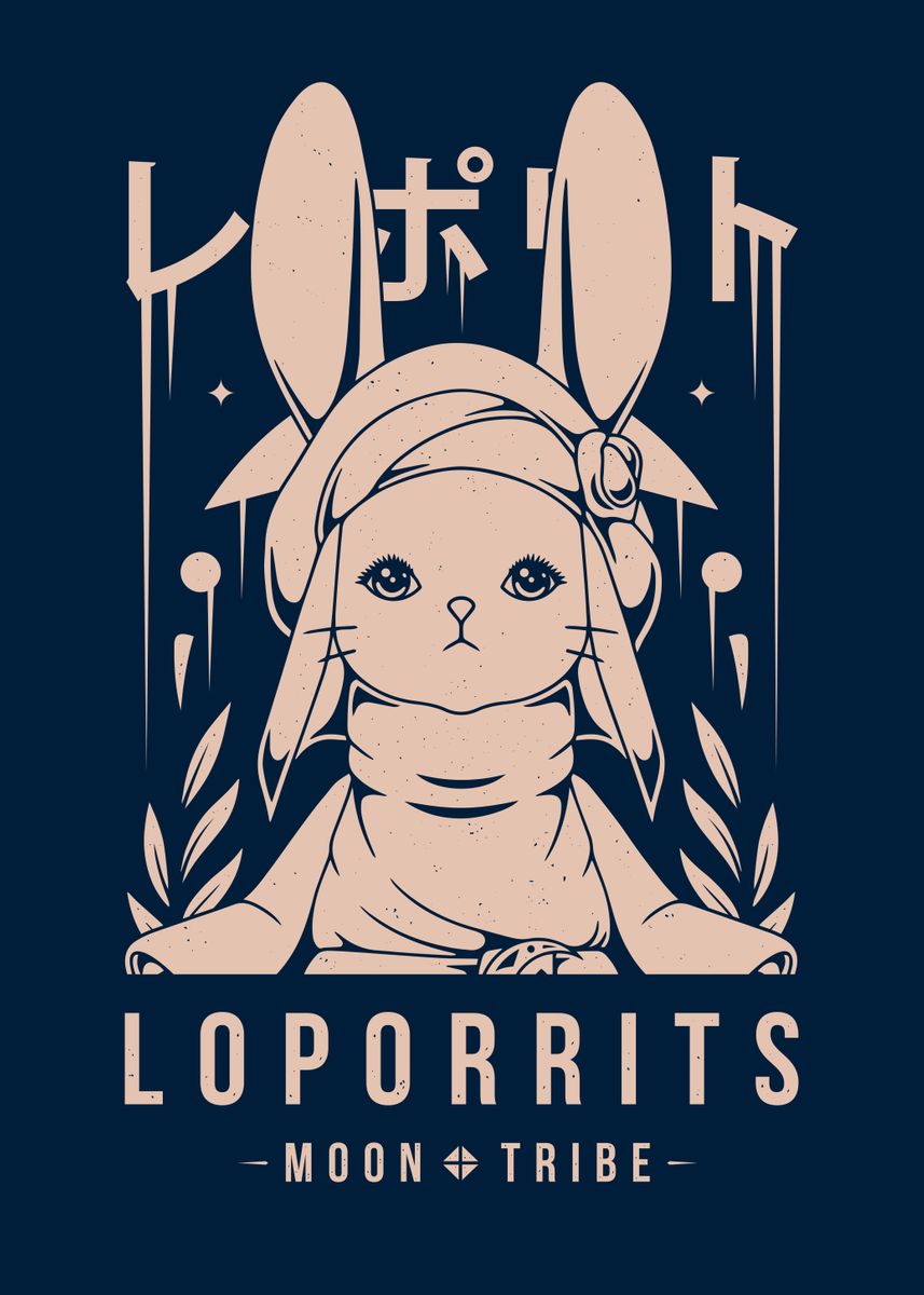 'Loporrits Final Fantasy 14' Poster by Alundrart | Displate