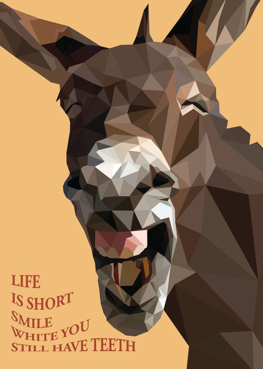 'Smile' Poster, picture, metal print, paint by herikurny27 ID | Displate