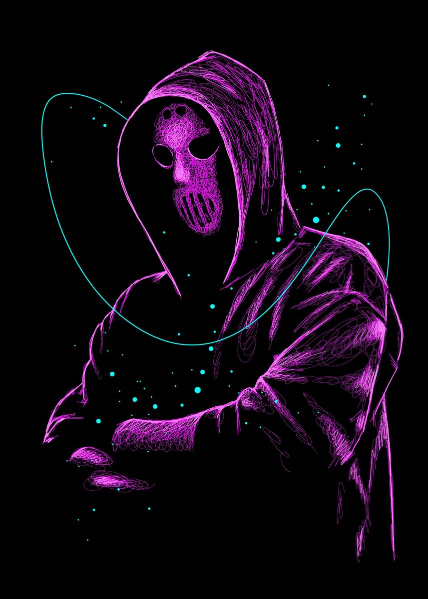 'Danny Masseling Hardcore' Poster, picture, metal print, paint by ...