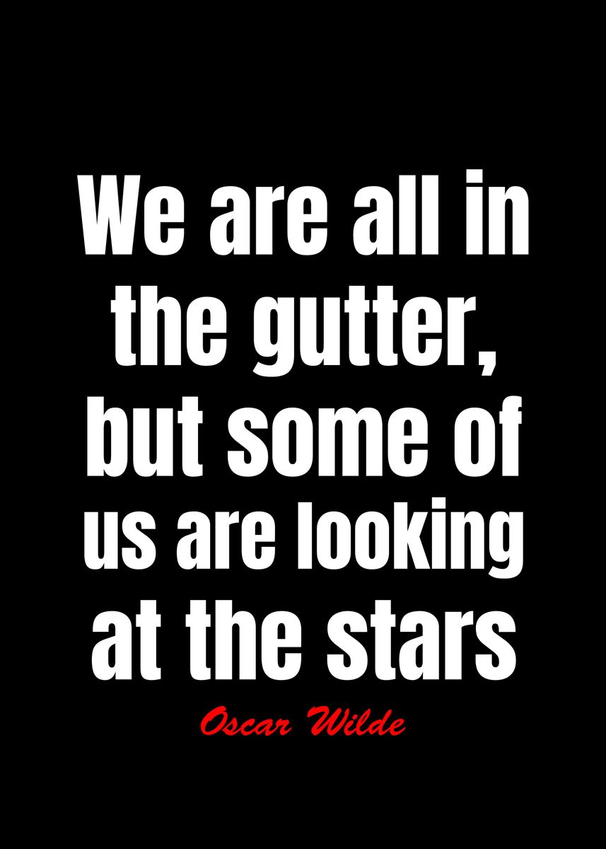 'Oscar Wilde Quotes ' Poster by Hamsah | Displate