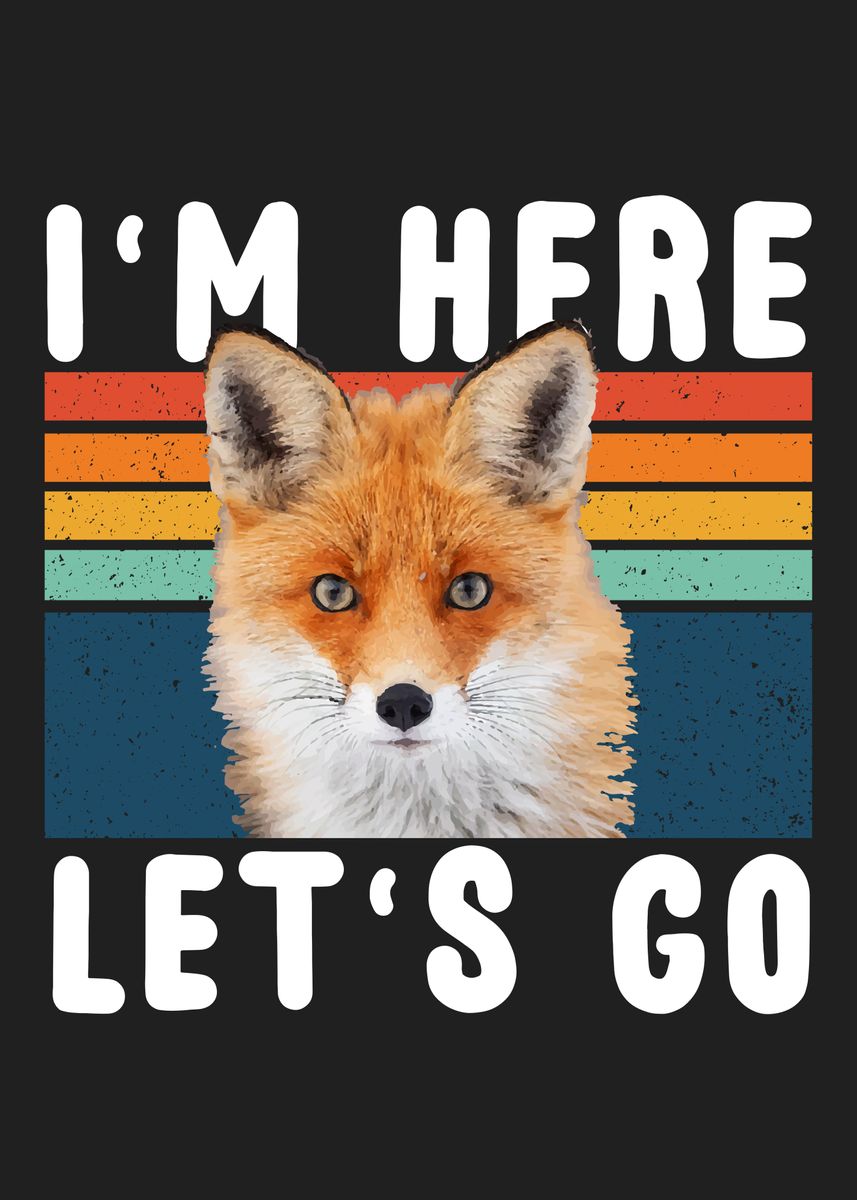 'Fox Foxes Gift' Poster by Hexor | Displate