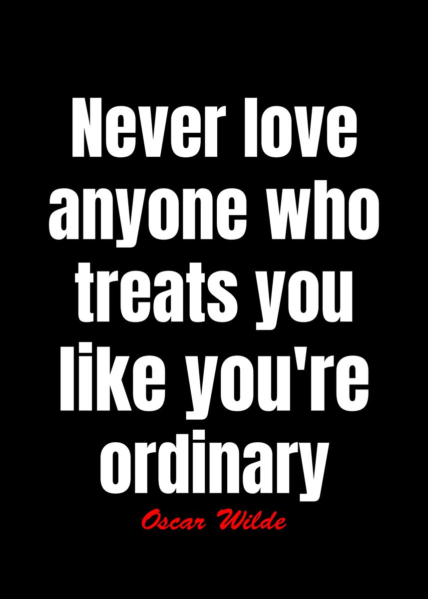 'Oscar Wilde Quotes ' Poster, picture, metal print, paint by Hamsah ...