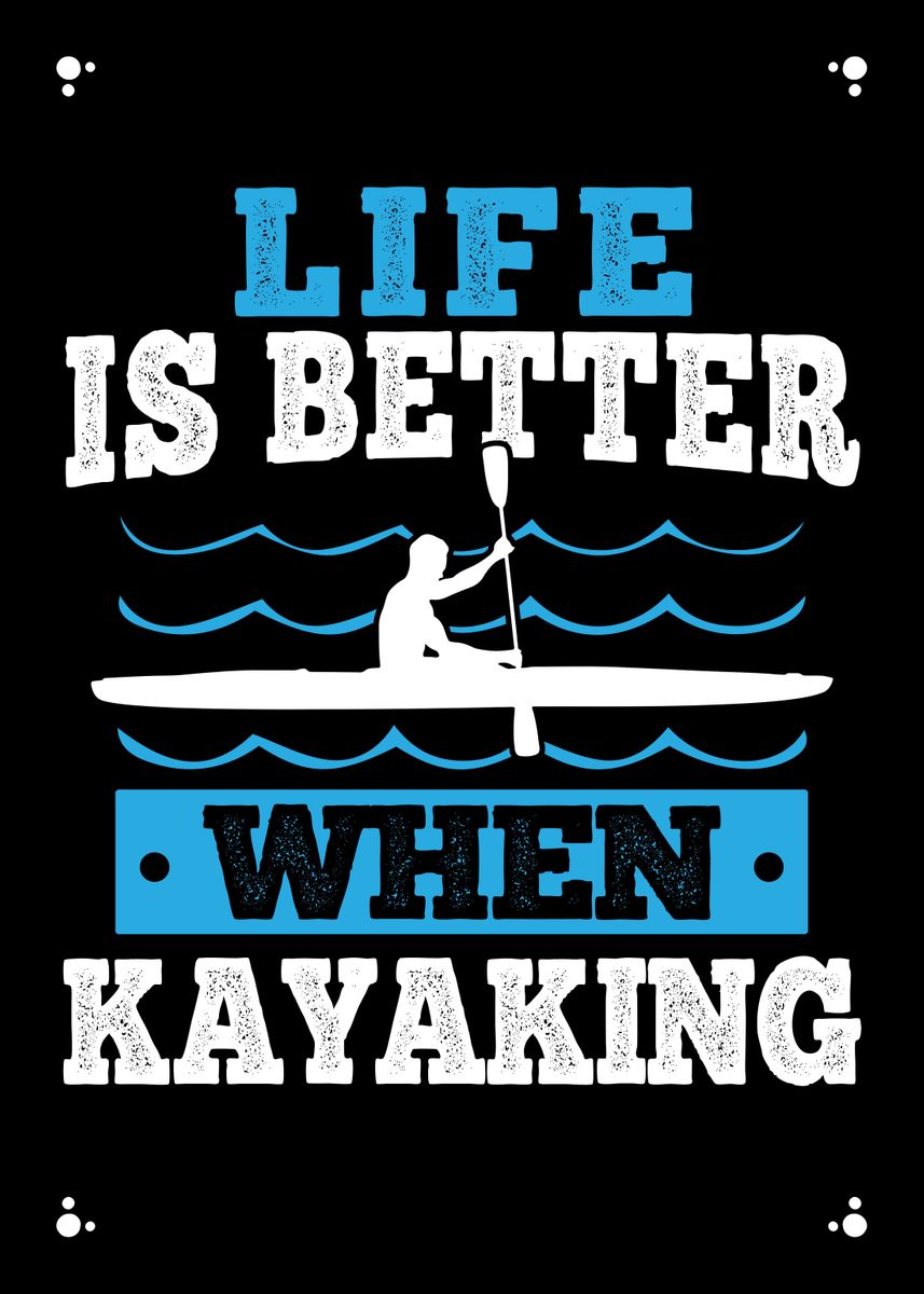 'Kayaking' Poster by platenum | Displate