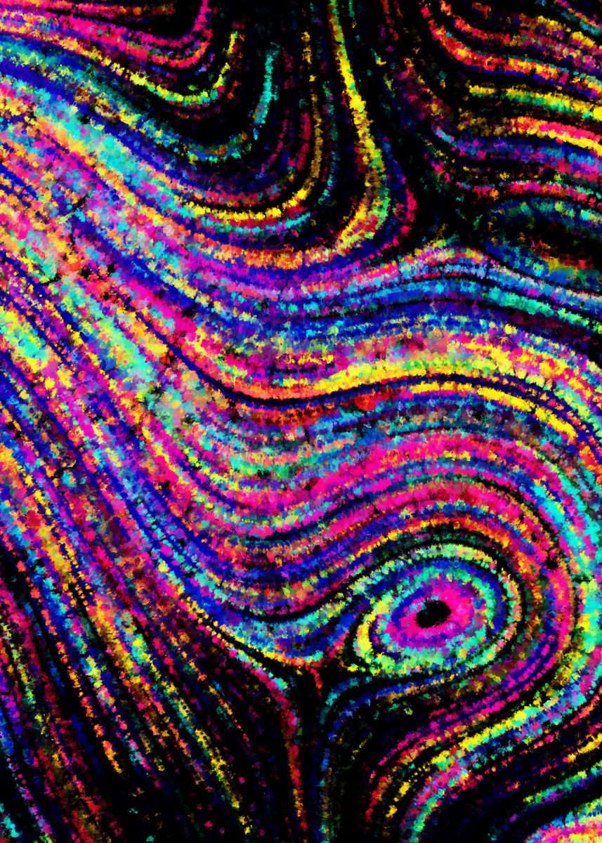 'Experiment abstract color' Poster by LCW17 | Displate