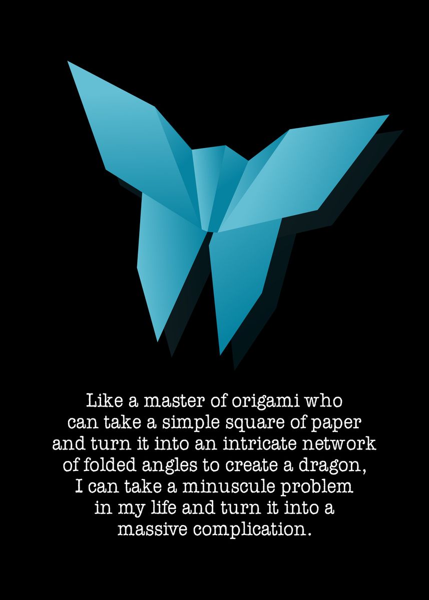 'Origami Wall Art Decor' Poster, picture, metal print, paint by ...