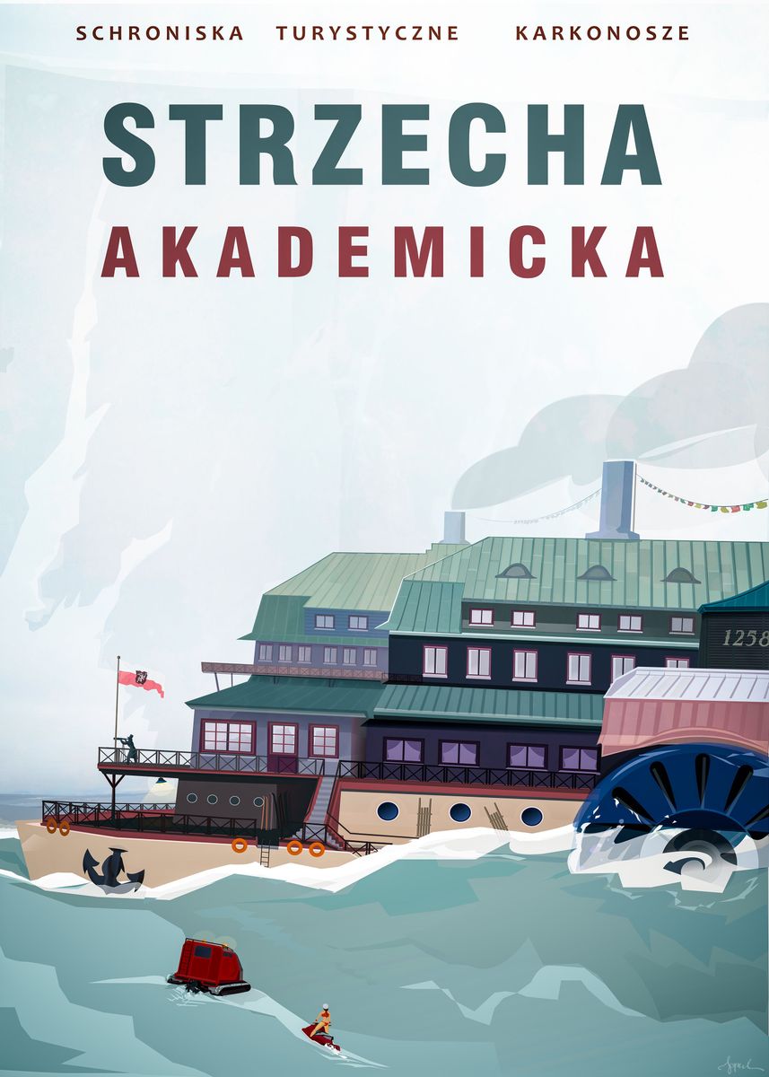 'Steampunk shelter ship ' Poster by Poster Noster by Jopert | Displate