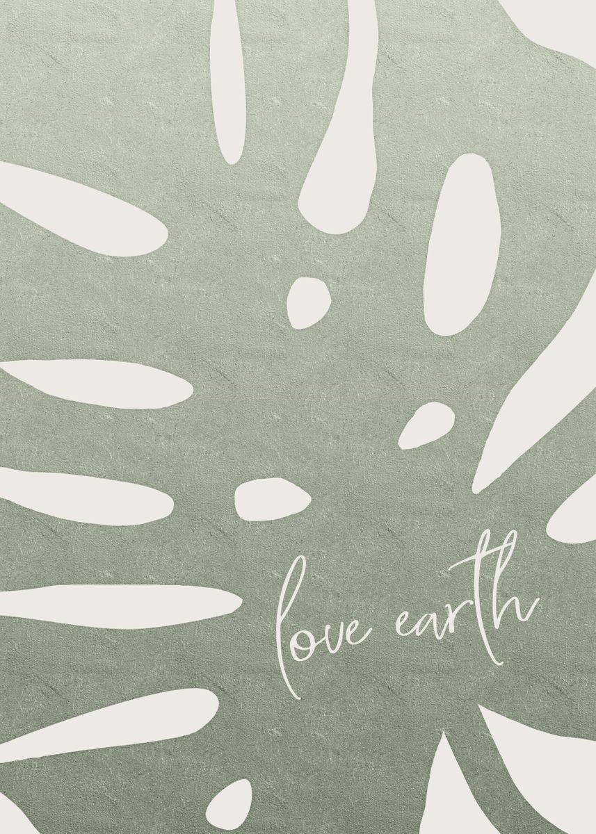 'Love earth' Poster, picture, metal print, paint by Melanie Viola ...