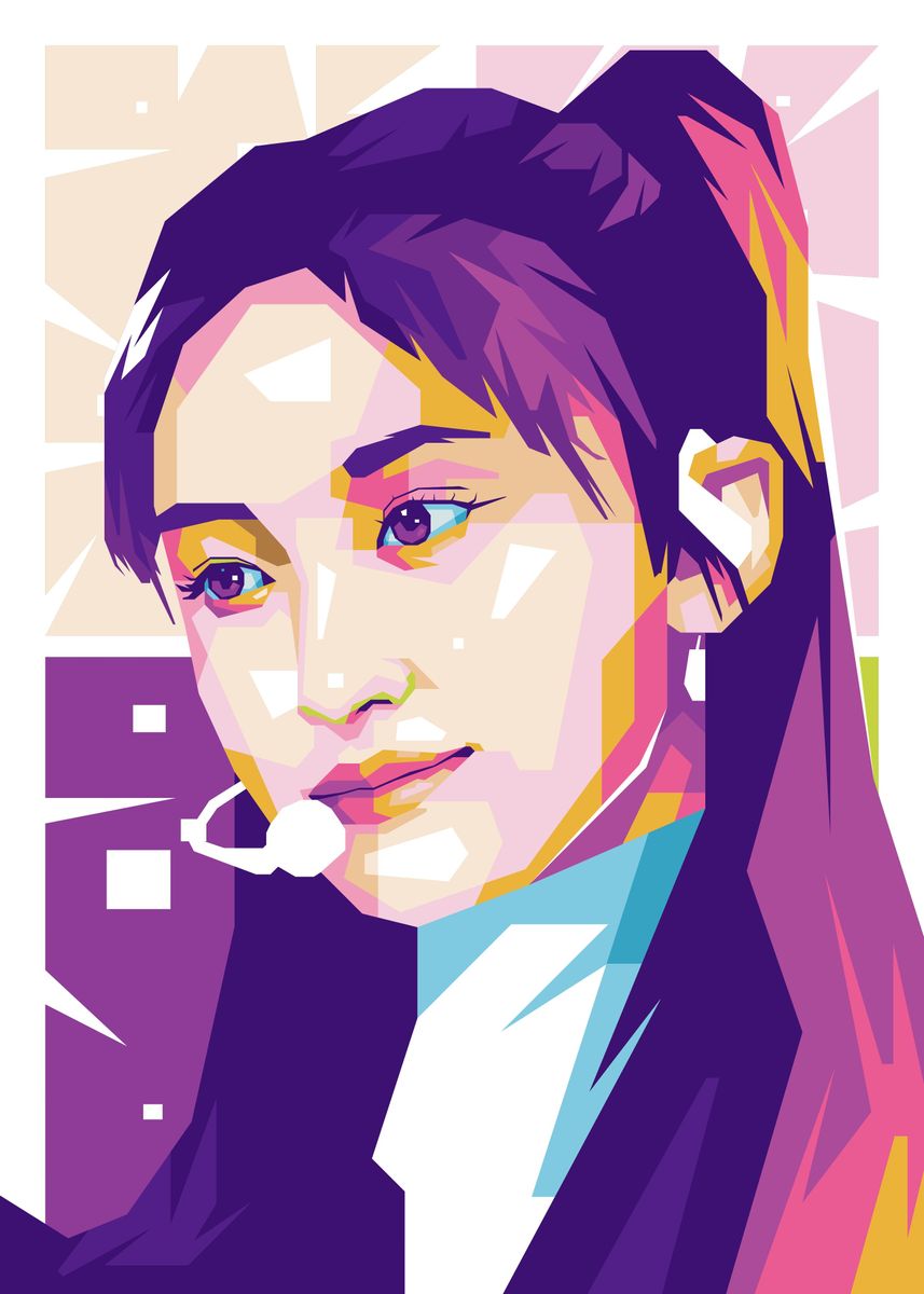 'IVE LEE SEO WPAP' Poster, picture, metal print, paint by Rochefort | Displate