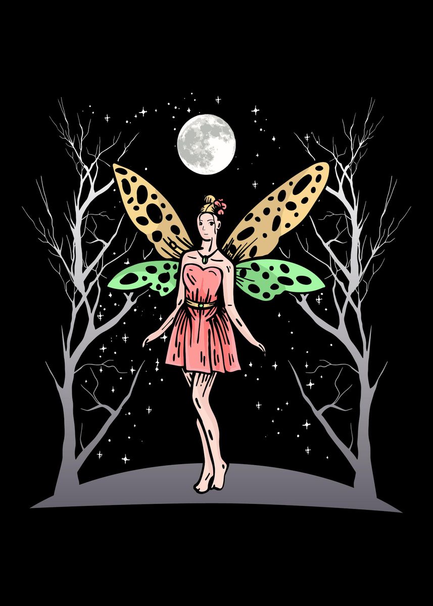 'Fairycore' Poster, picture, metal print, paint by Michael | Displate