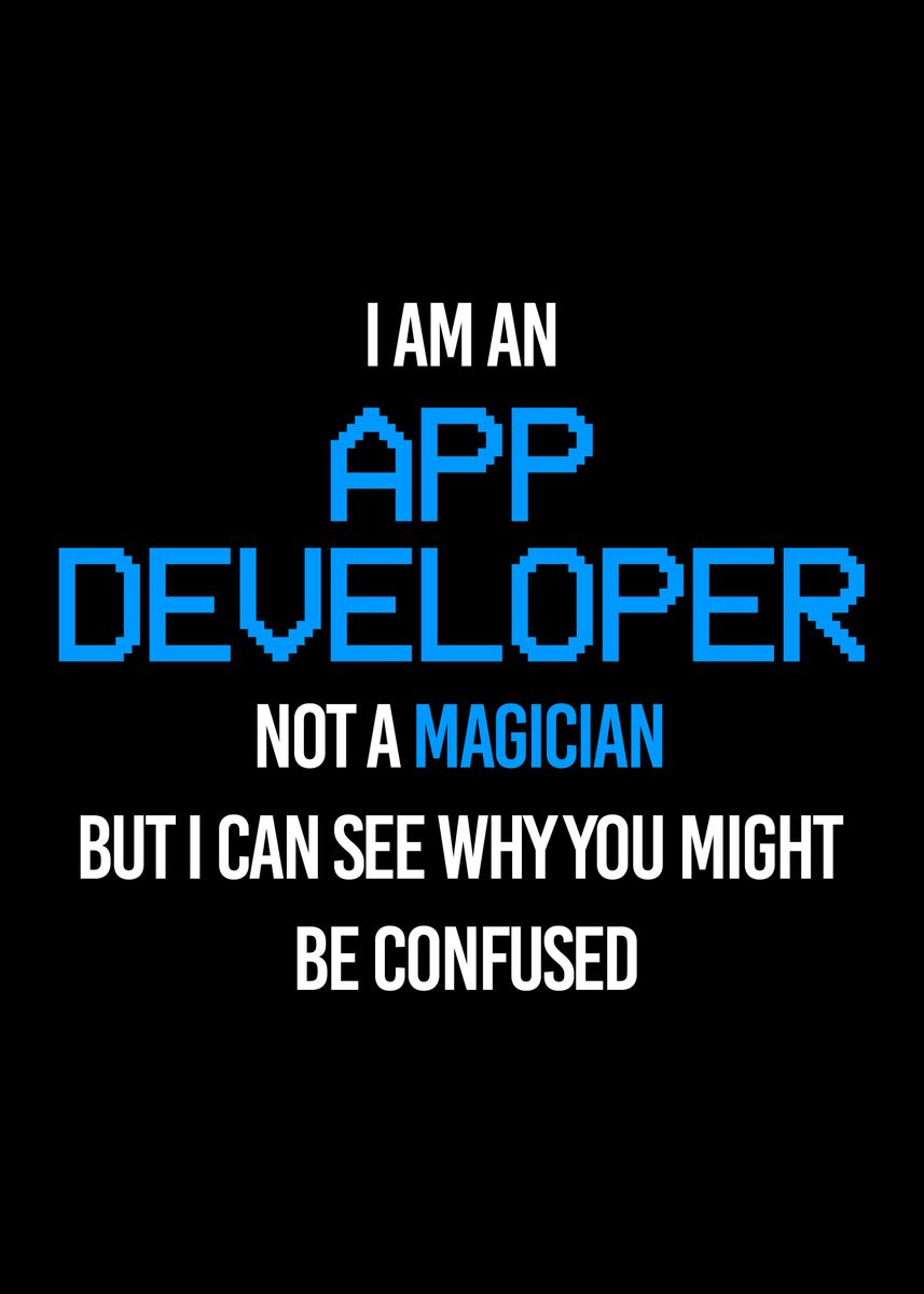 'Programmer Funny Wall Art' Poster by Decoratier Qwerdenker | Displate