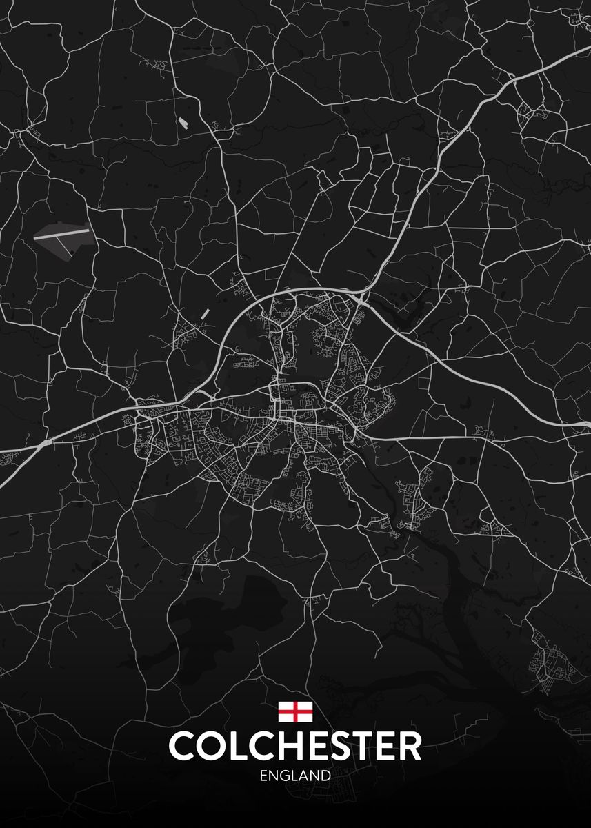 'Colchester UK' Poster by IMR Designs | Displate