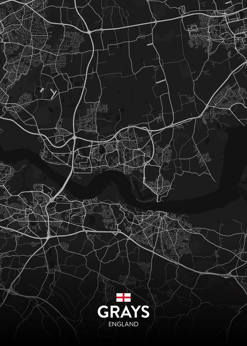 'Grays UK' Poster, picture, metal print, paint by IMR Designs | Displate