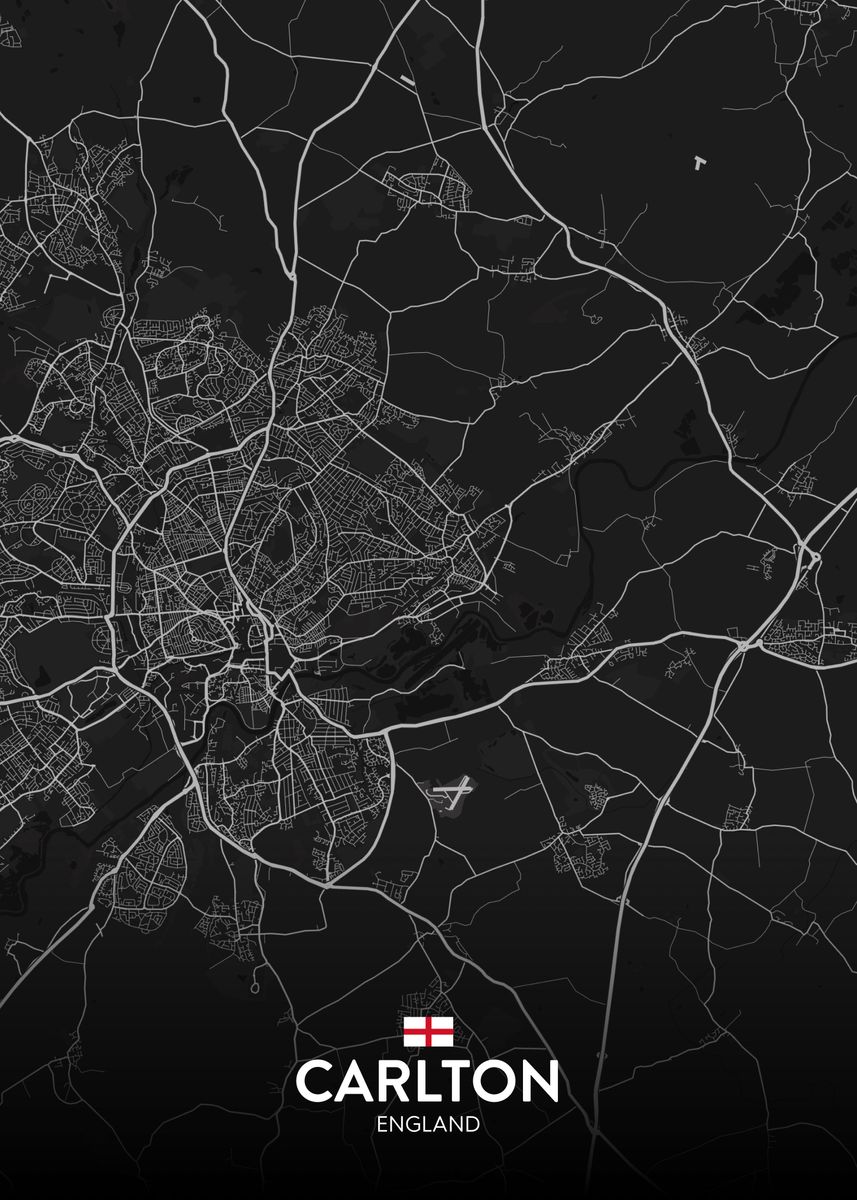 'Carlton UK' Poster, picture, metal print, paint by IMR Designs | Displate