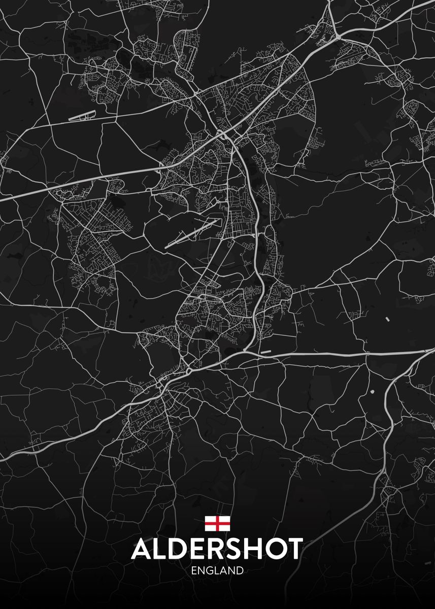 'Aldershot UK' Poster, picture, metal print, paint by IMR Designs ...