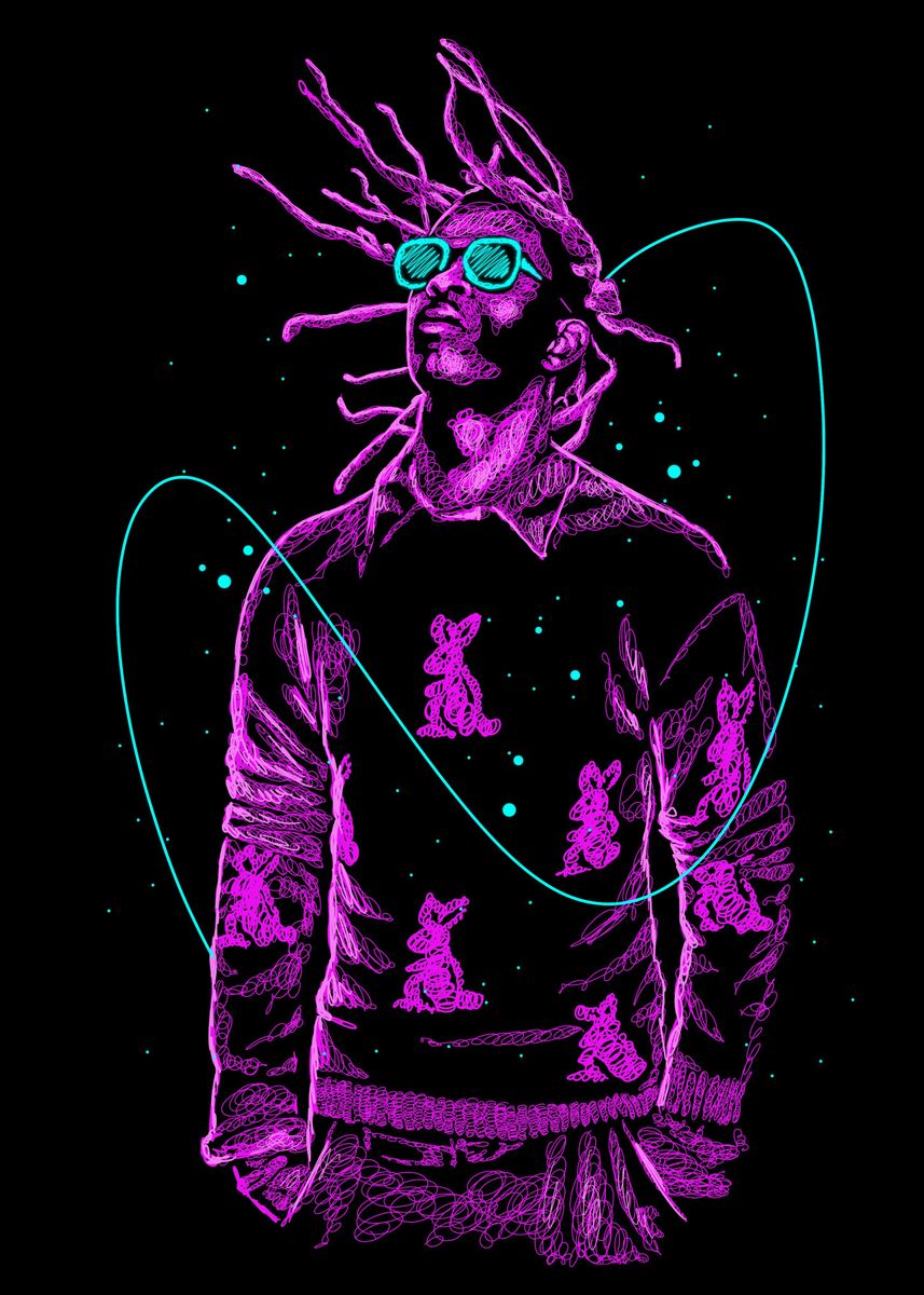 'Jeffery Lamar Thugger Sex' Poster, picture, metal print, paint by ...
