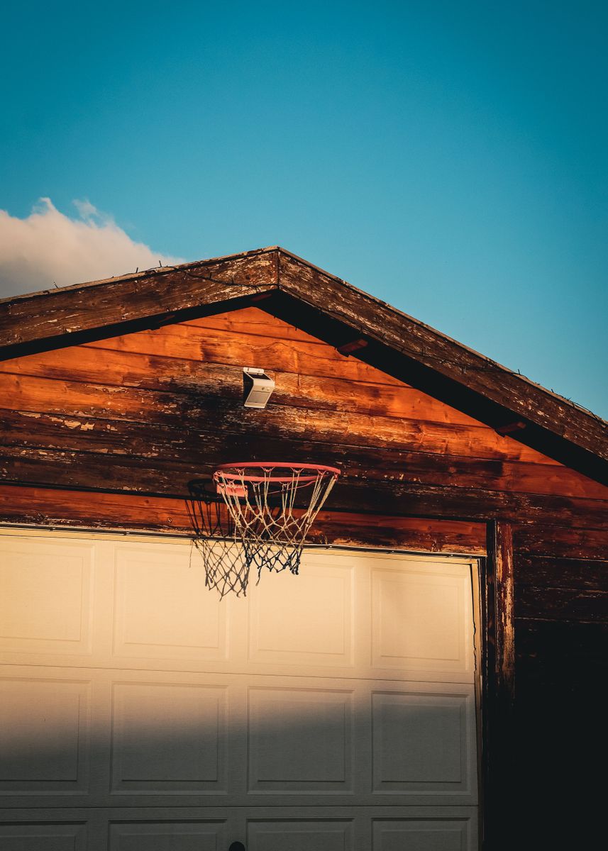 'a basketball hoop' Poster by Tristan Koch | Displate
