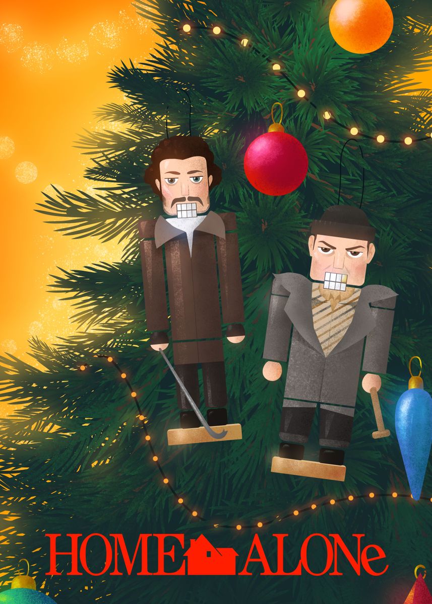 'Christmas tree decorations' Poster, picture, metal print, paint by ...