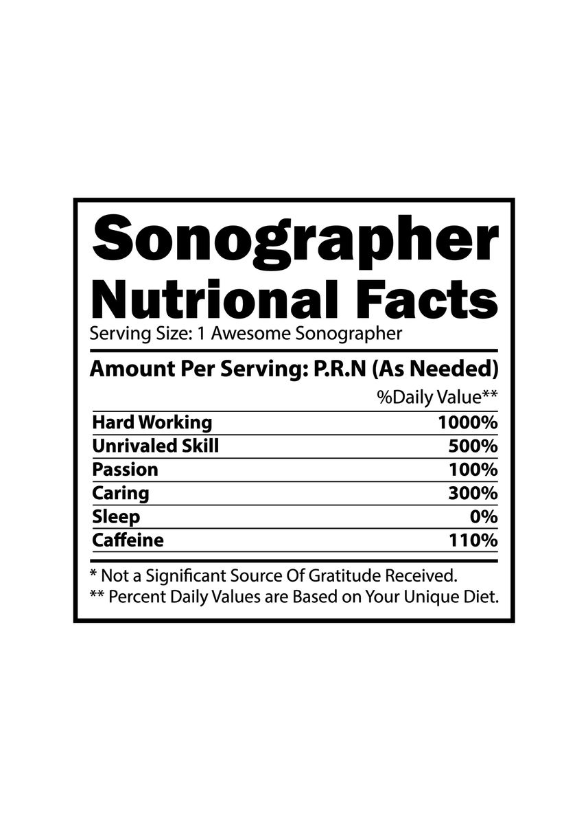 'Gift Ideas For Sonographer' Poster by TW Design | Displate