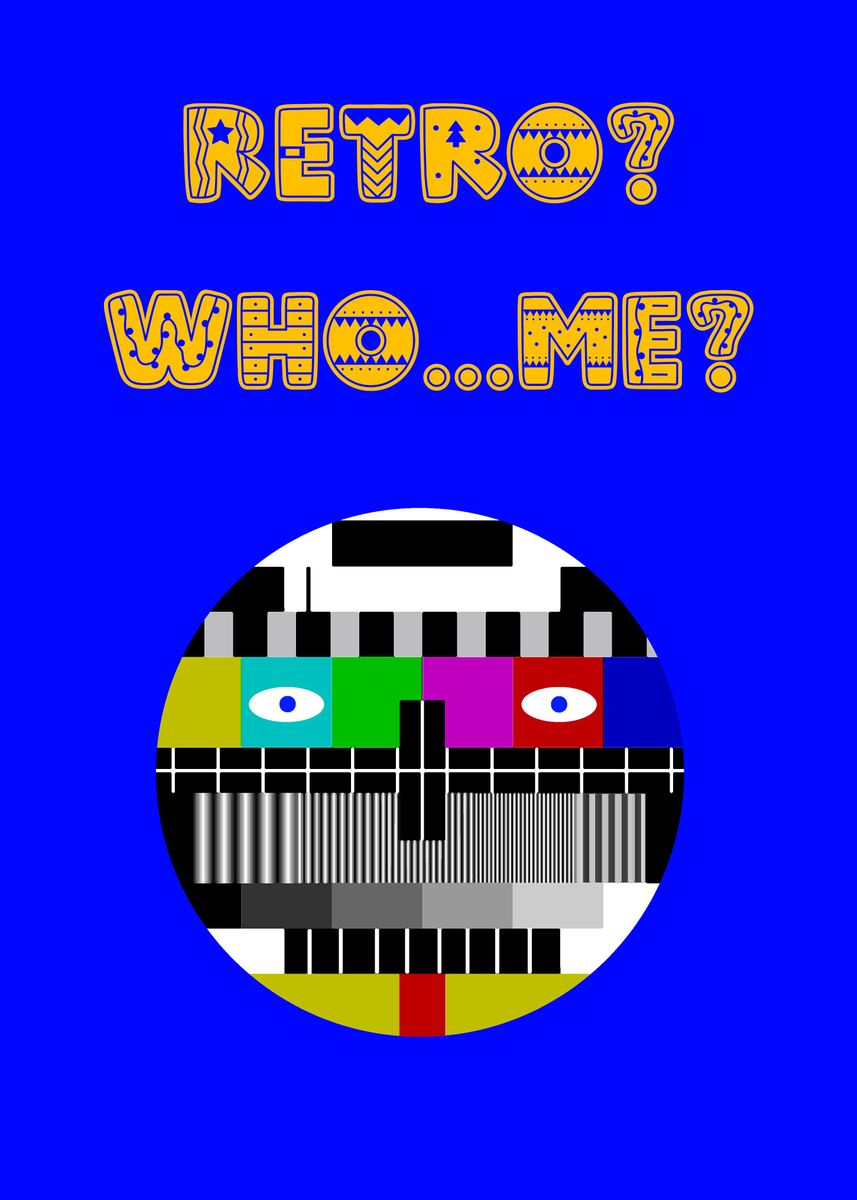 'Retro Fan Joke' Poster, picture, metal print, paint by arkitekta ...