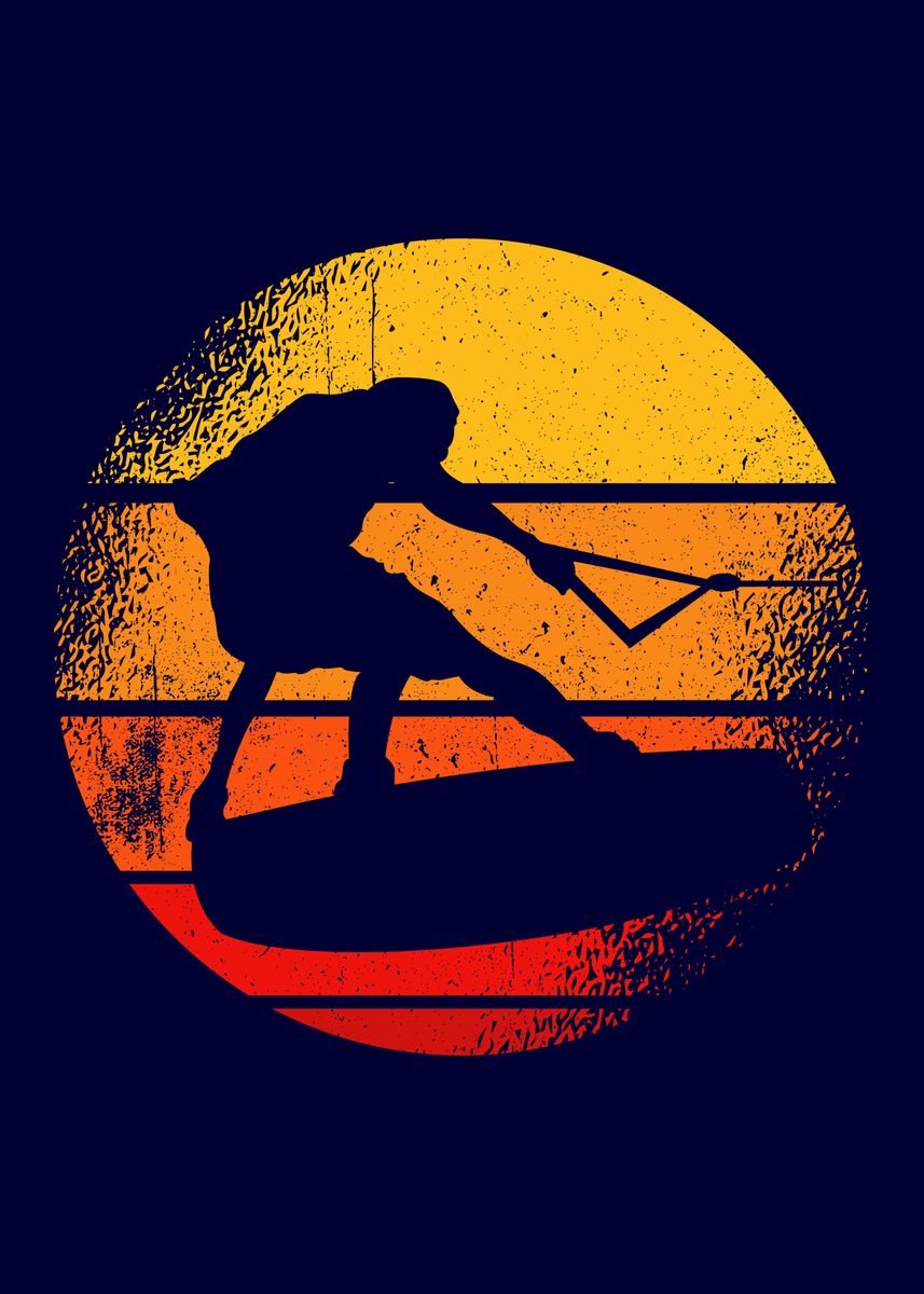 'Wakeboard Wakeboarding' Poster, picture, metal print, paint by MzumO ...