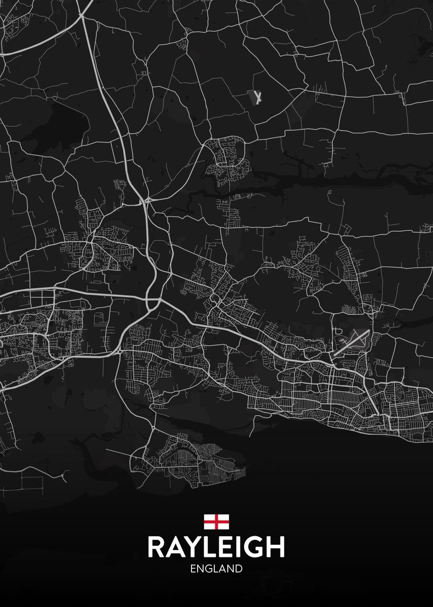 'Rayleigh UK' Poster, picture, metal print, paint by IMR Designs | Displate