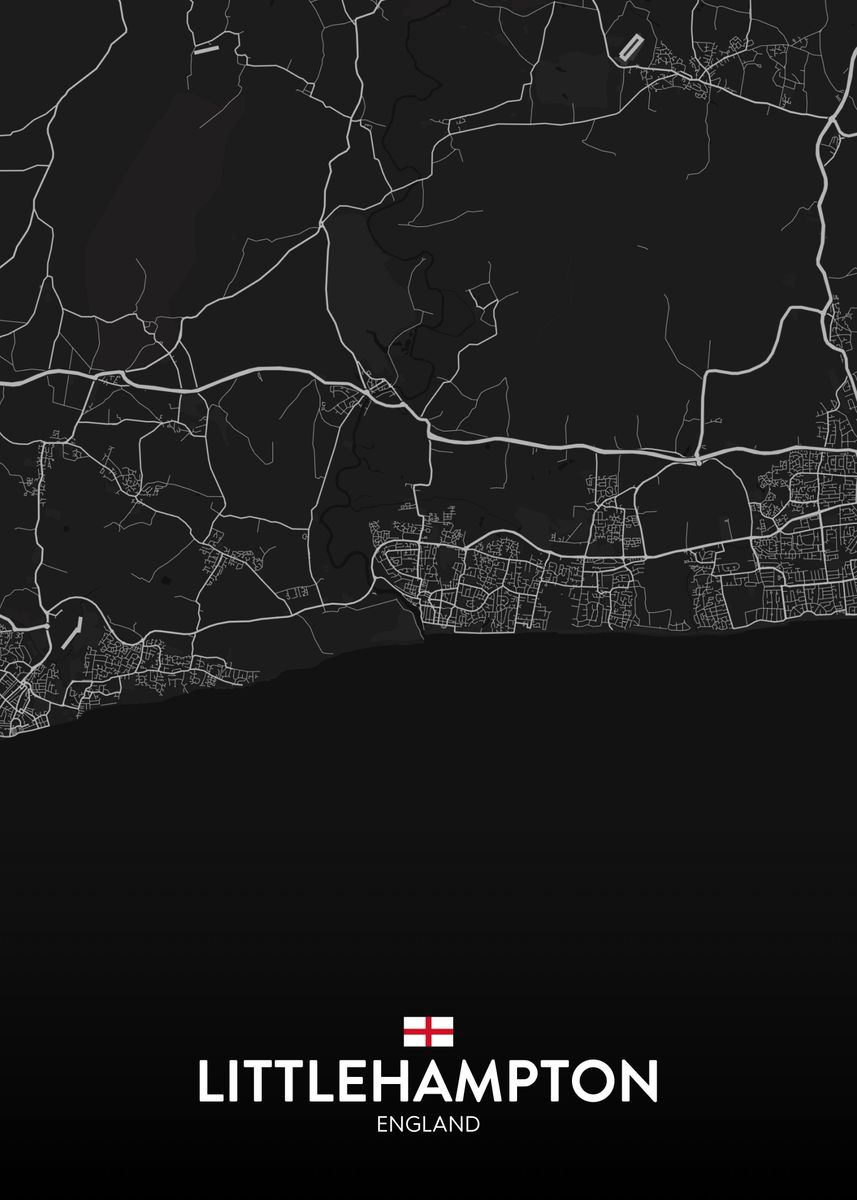 'Littlehampton UK' Poster by IMR Designs | Displate
