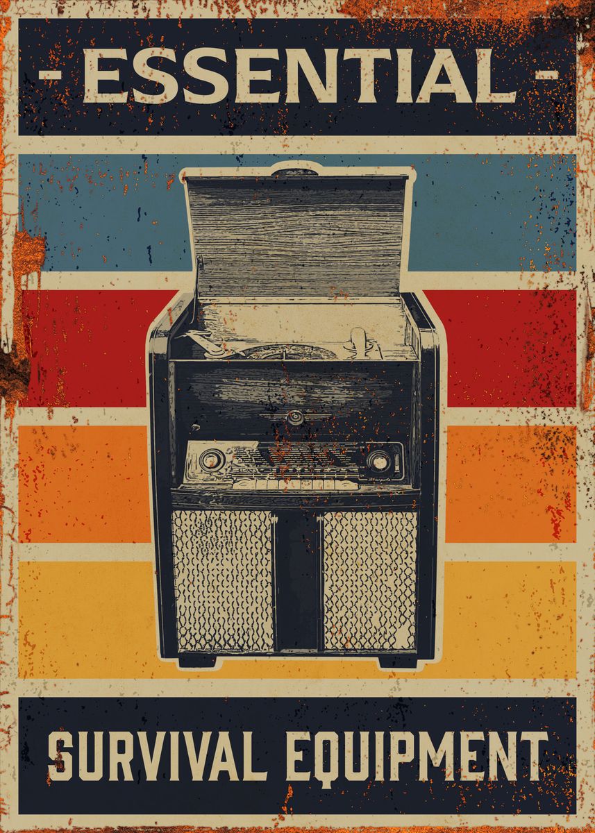 'Essential juke box' Poster, picture, metal print, paint by Johann ...