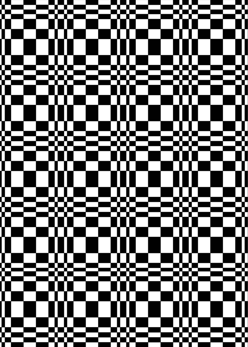 'Op Art Squares ' Poster, picture, metal print, paint by arkitekta ...