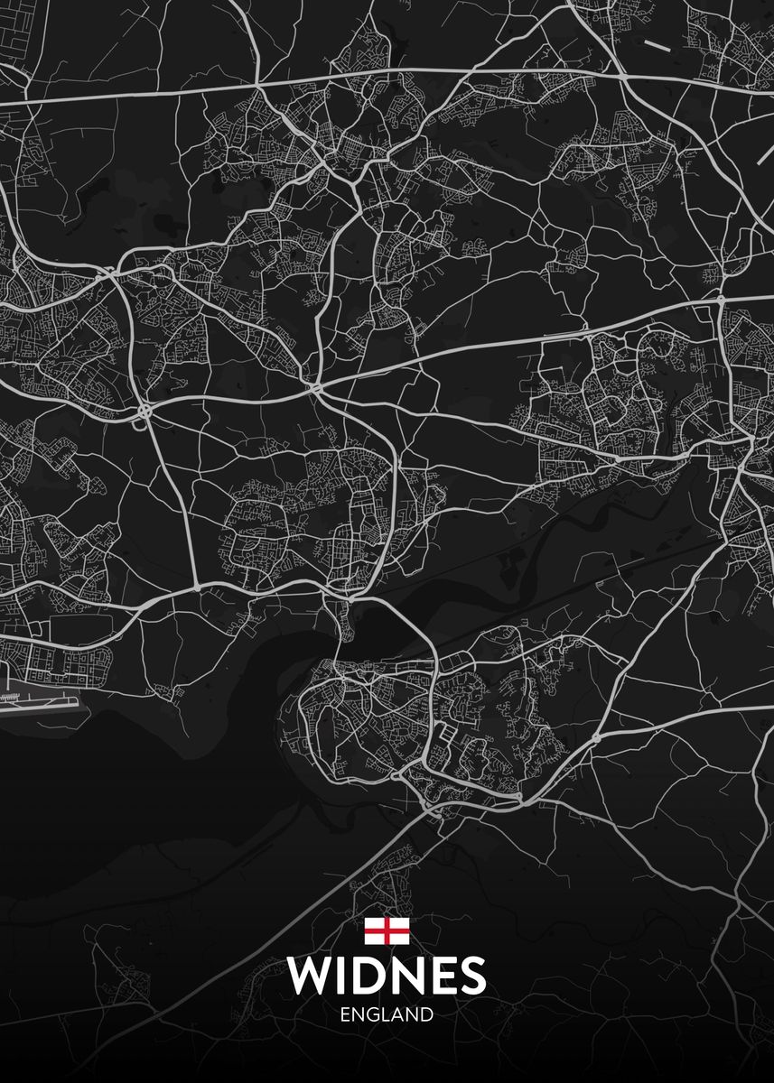 'Widnes UK' Poster by IMR Designs | Displate