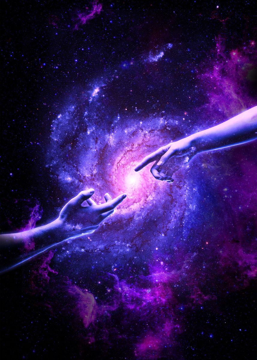 'Forming of Galaxies' Poster, picture, metal print, paint by nogar007 ...