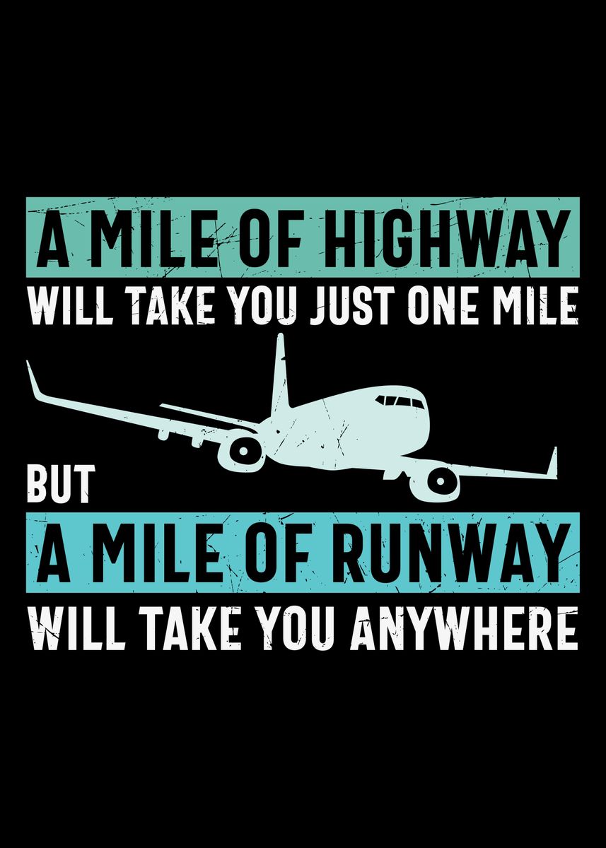 'Pilot Funny Saying Pilot' Poster, picture, metal print, paint by ...