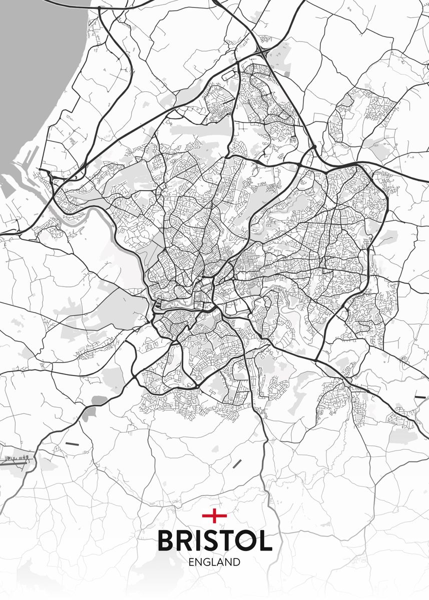 'Bristol UK' Poster by IMR Designs | Displate