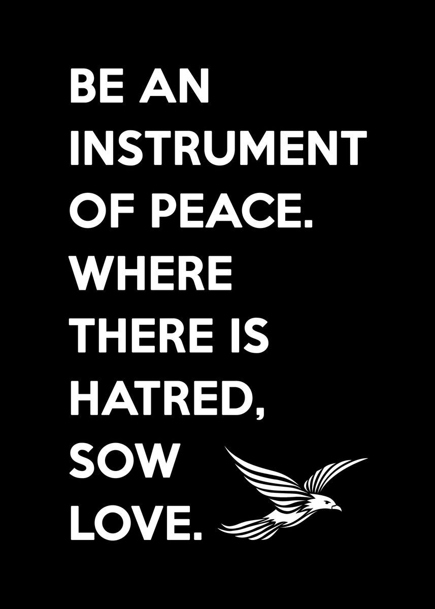 'Sow Peace and Love' Poster, picture, metal print, paint by ABConcepts ...