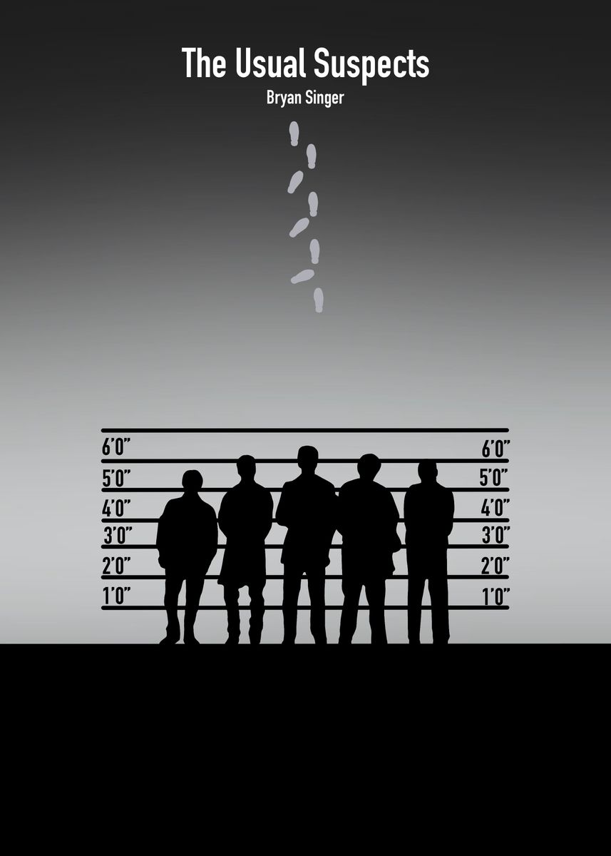 'The usual suspects' Poster, picture, metal print, paint by UNIKORN ...