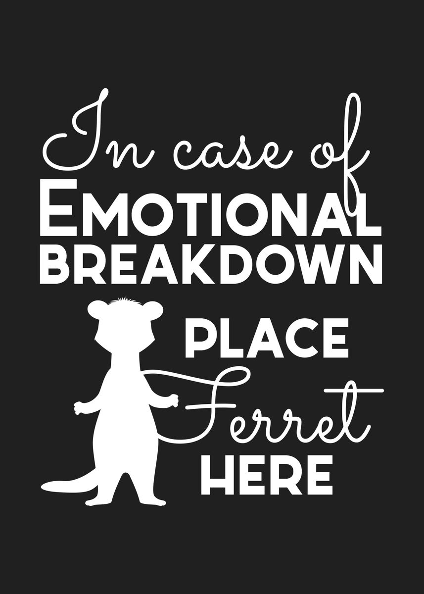 'Emotional Breakdown' Poster, picture, metal print, paint by Mooon ...