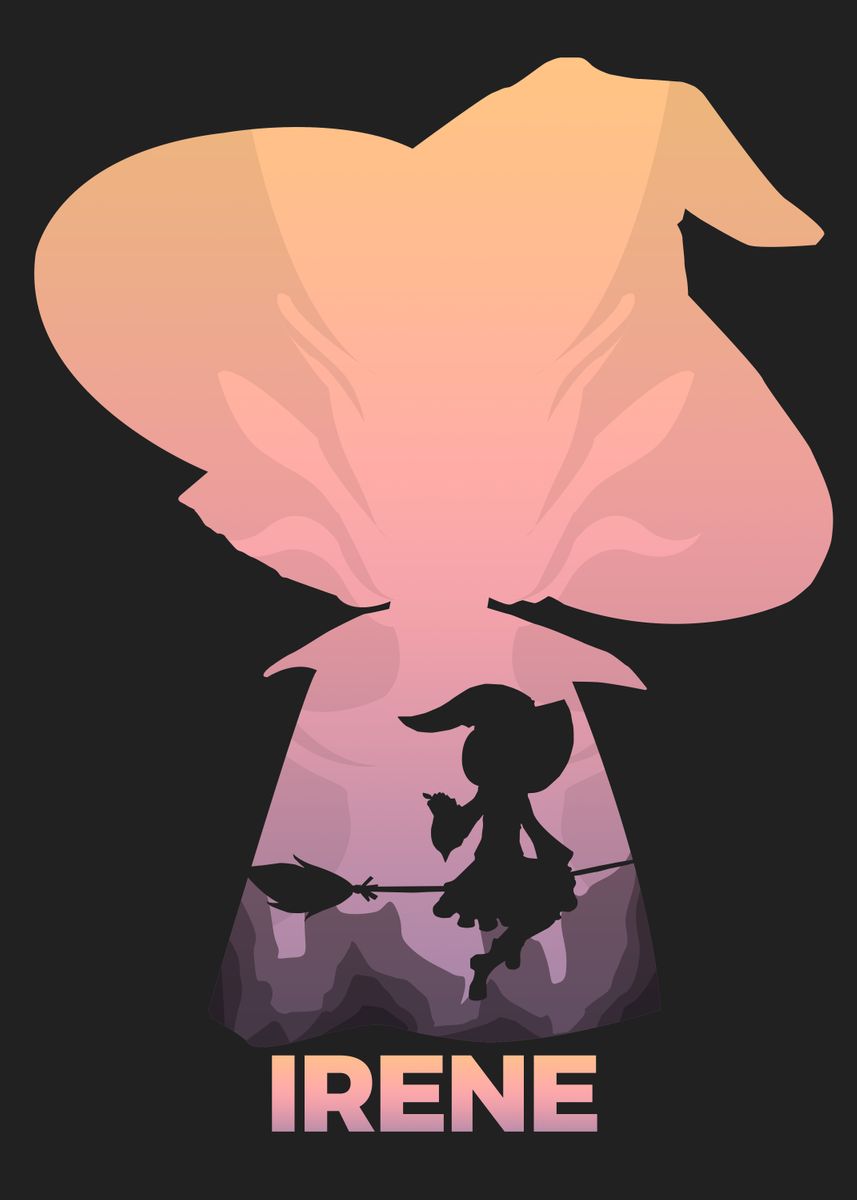 'Irene' Poster, picture, metal print, paint by Facet Bengkok | Displate